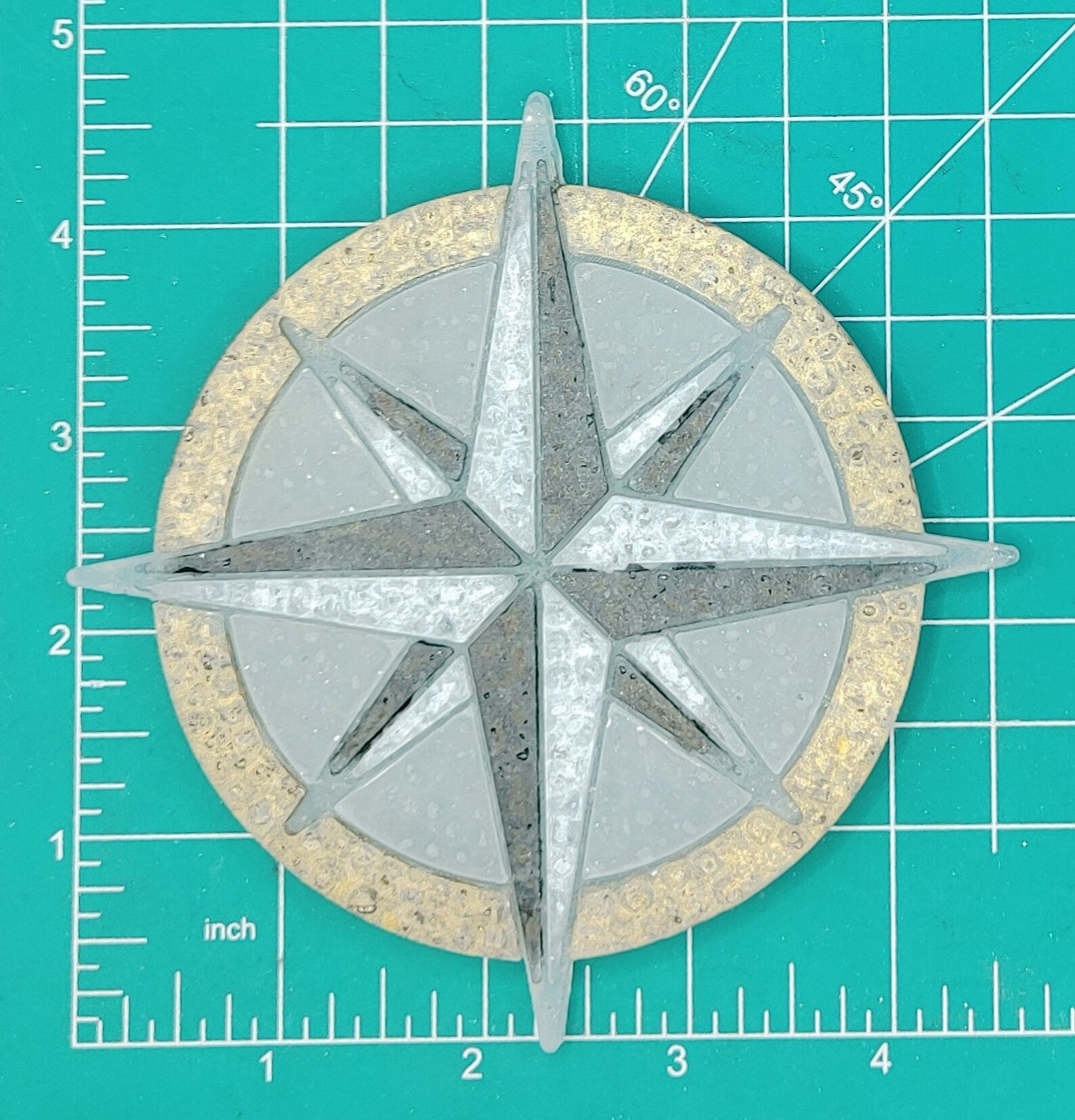 Compass Rose Silicone Freshie Mold - Silicone Mold - Car Freshie Mold ...