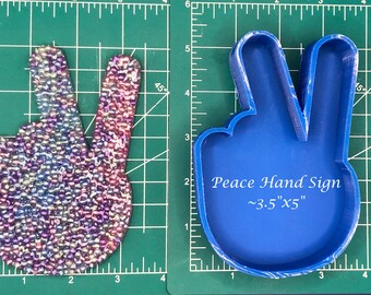 Peace Sign Freshie Mold - Etsy