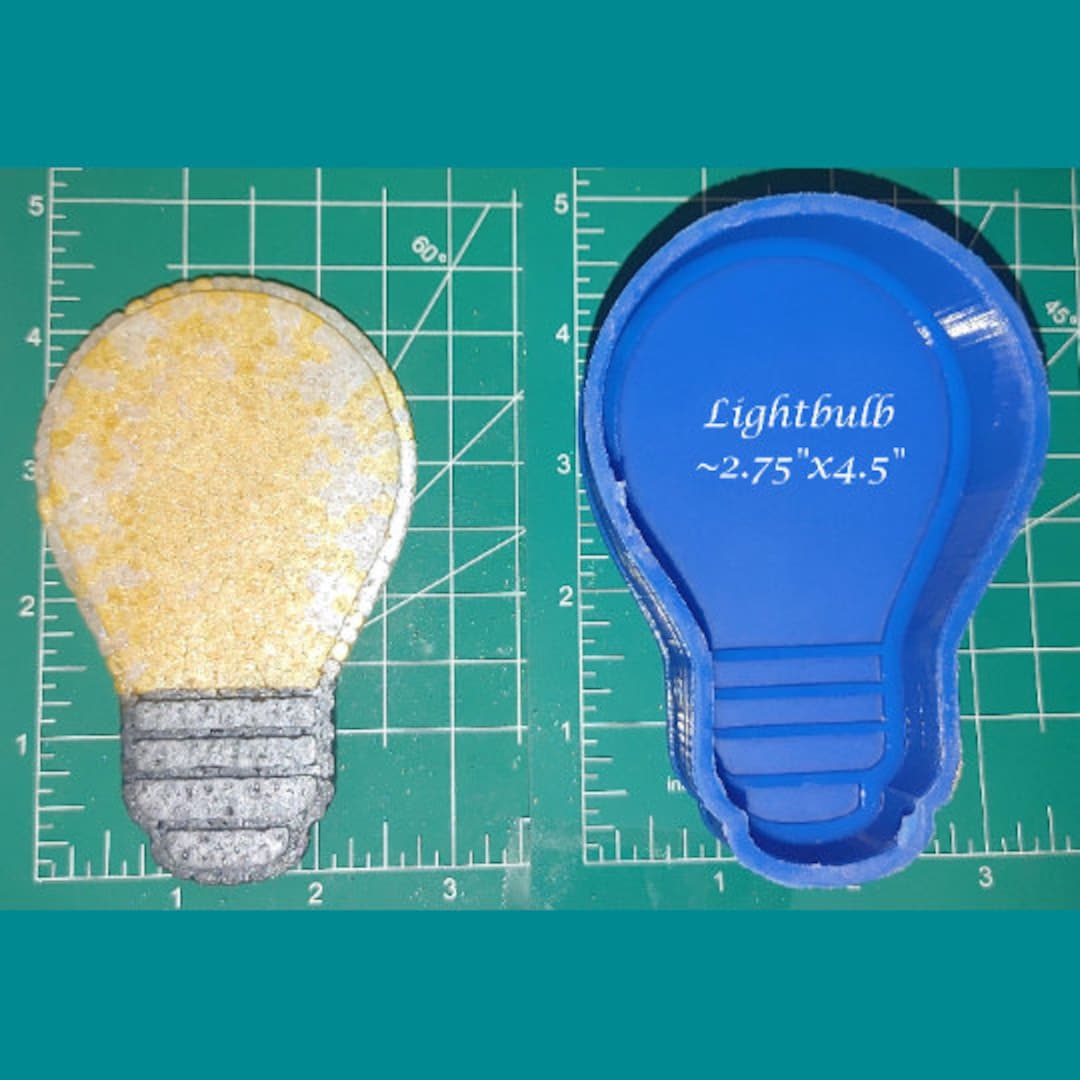 Light Bulb Silicone Freshie Mold - Silicone Mold - Car Freshie Mold ...