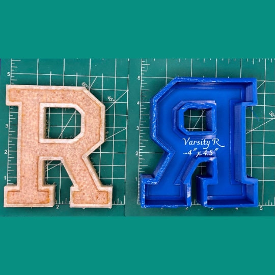 Teal Varsity Letter R