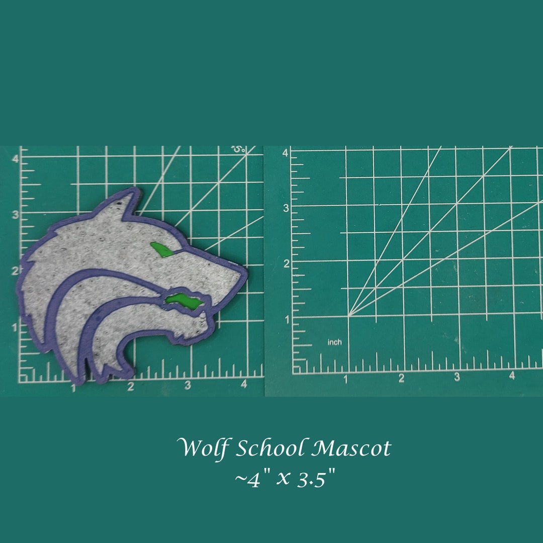 Wolf, Wolves or Timberwolf School Mascot Silicone Freshie Mold - Car ...
