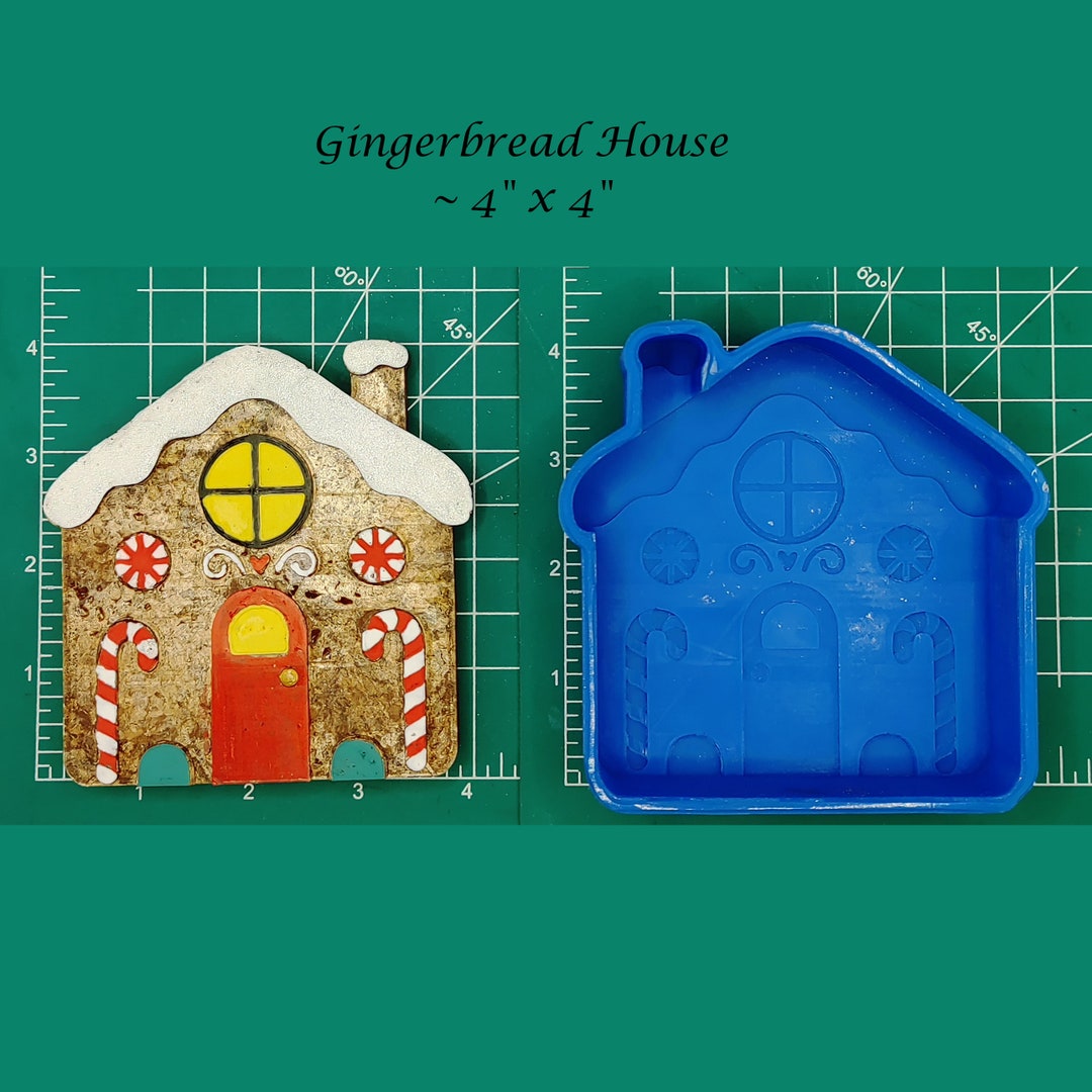 Gingerbread House Silicone Freshie Mold - Silicone Mold - Car Freshie ...