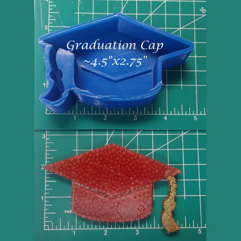 Graduation Silicone Mold - Etsy