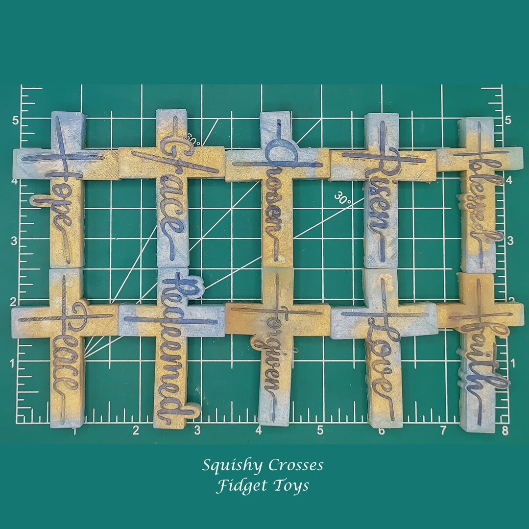 Squishy Crosses Fidget Toys - Etsy