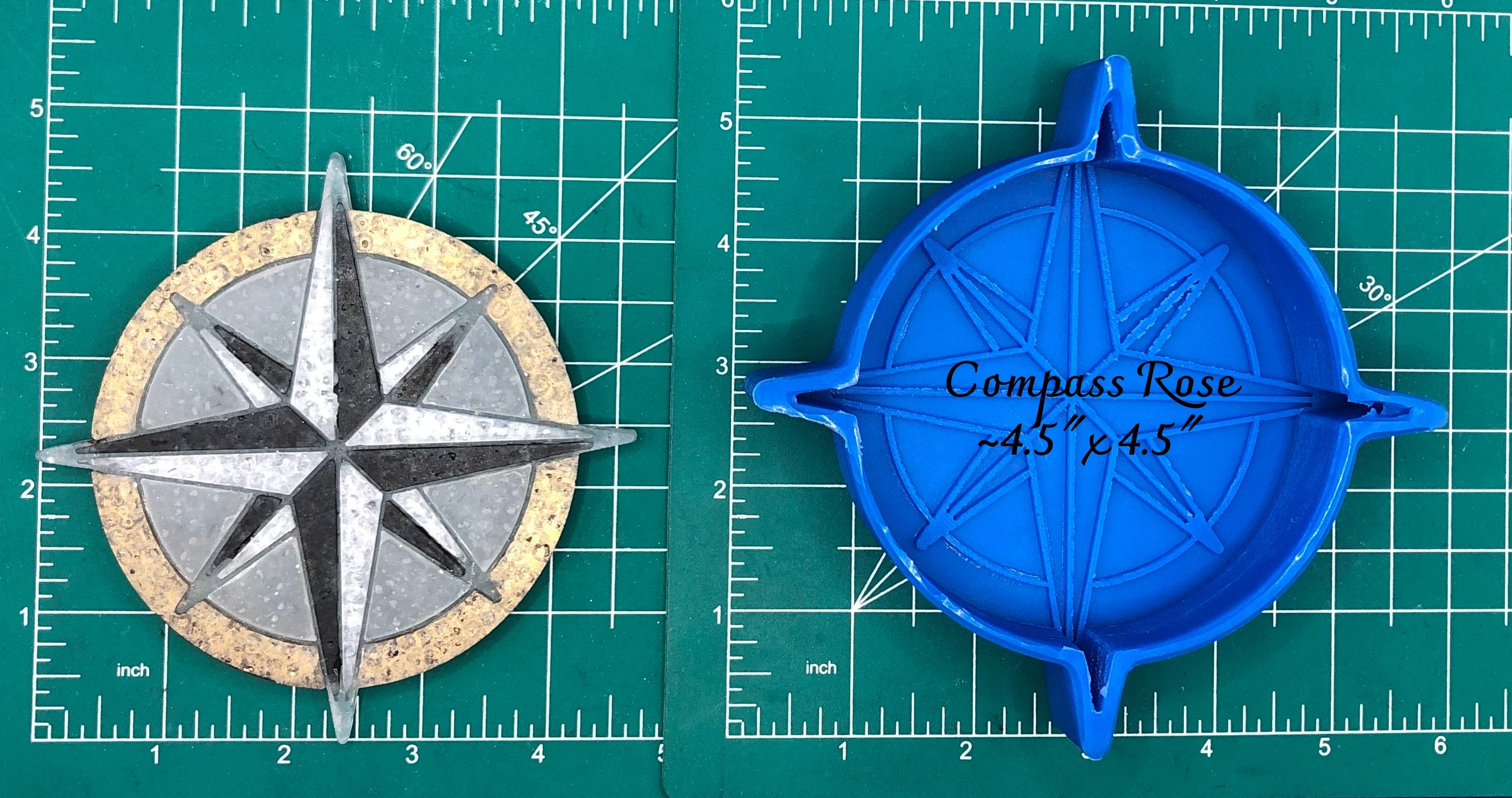 Compass Rose Mold - Etsy