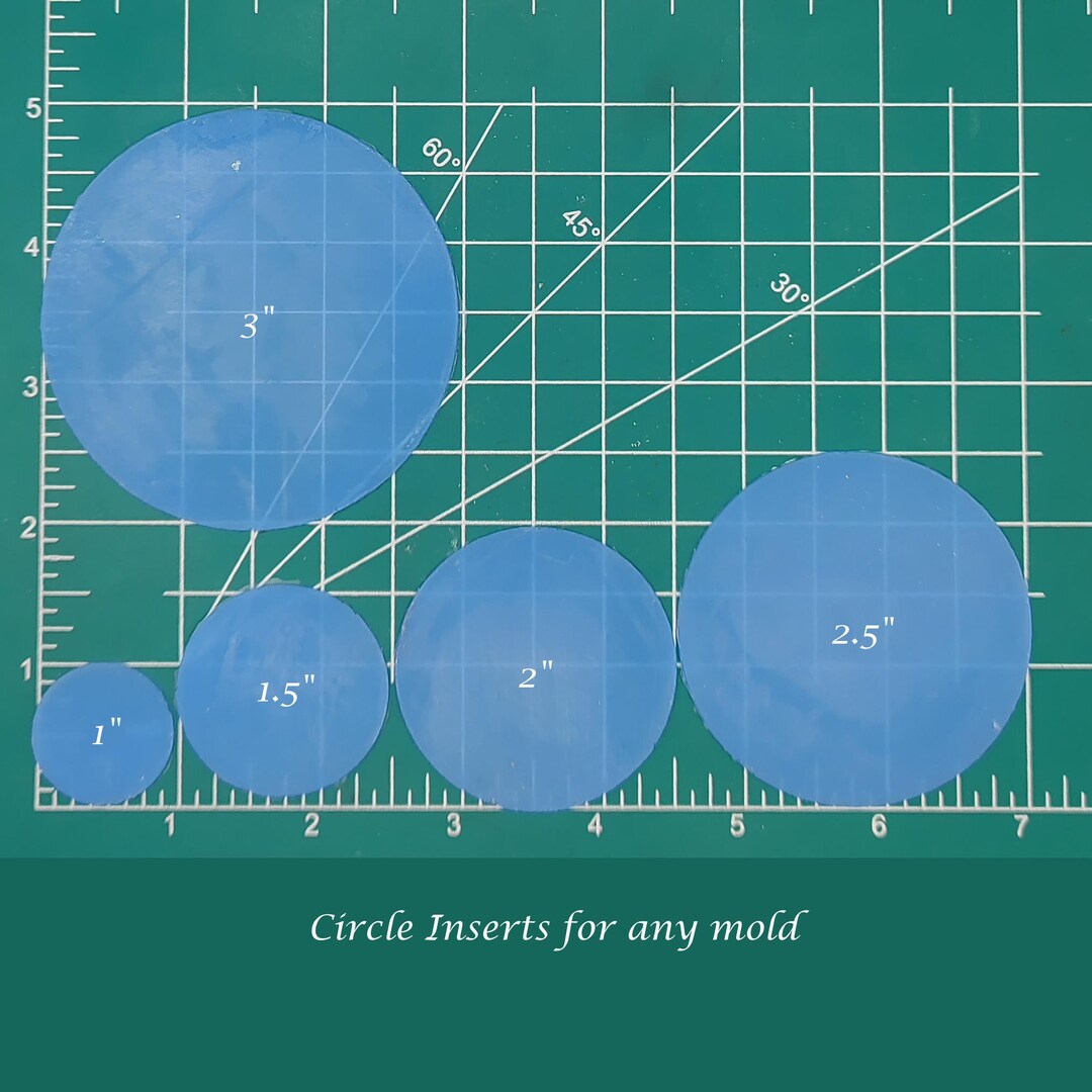 Circle Inserts for Any Silicone Freshie Mold - Silicone Mold - Freshie ...