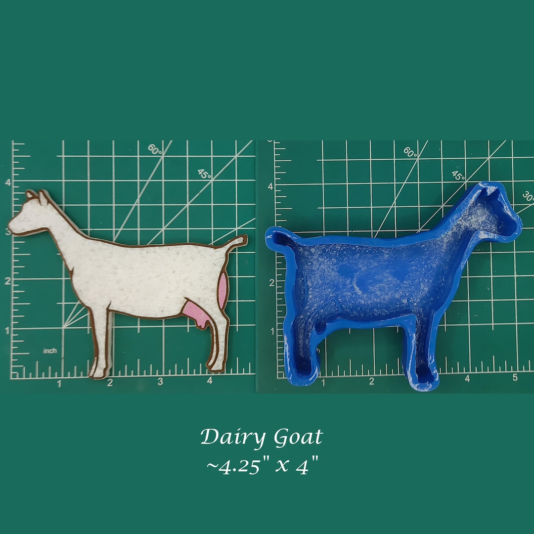 Show Dairy Goat Silicone Freshie Mold - Silicone Mold - Freshie Mold ...