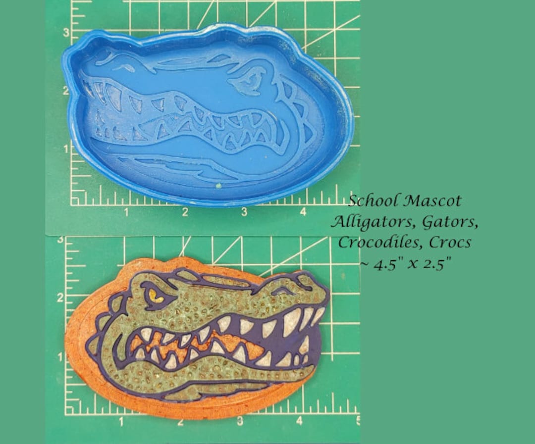 Alligators, Gators, Crocodiles, Crocs School Mascot Freshie Mold ...