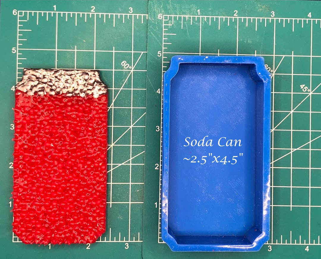 Soda Can Silicone Freshie Mold - Silicone Mold - Car Freshie Mold ...