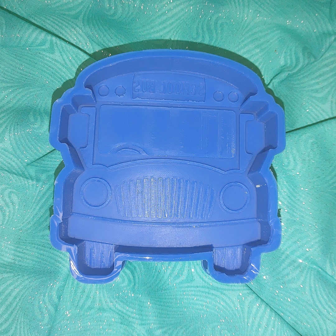 School Bus Freshie Mold - Silicone Mold - Car Freshie Mold - Resin Mold ...
