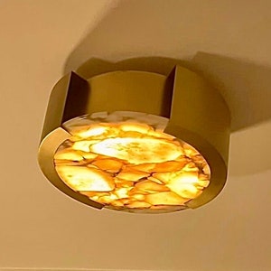LEGANES CEILING Marble Fixture - Ceiling Light, Living Room Lighting ...