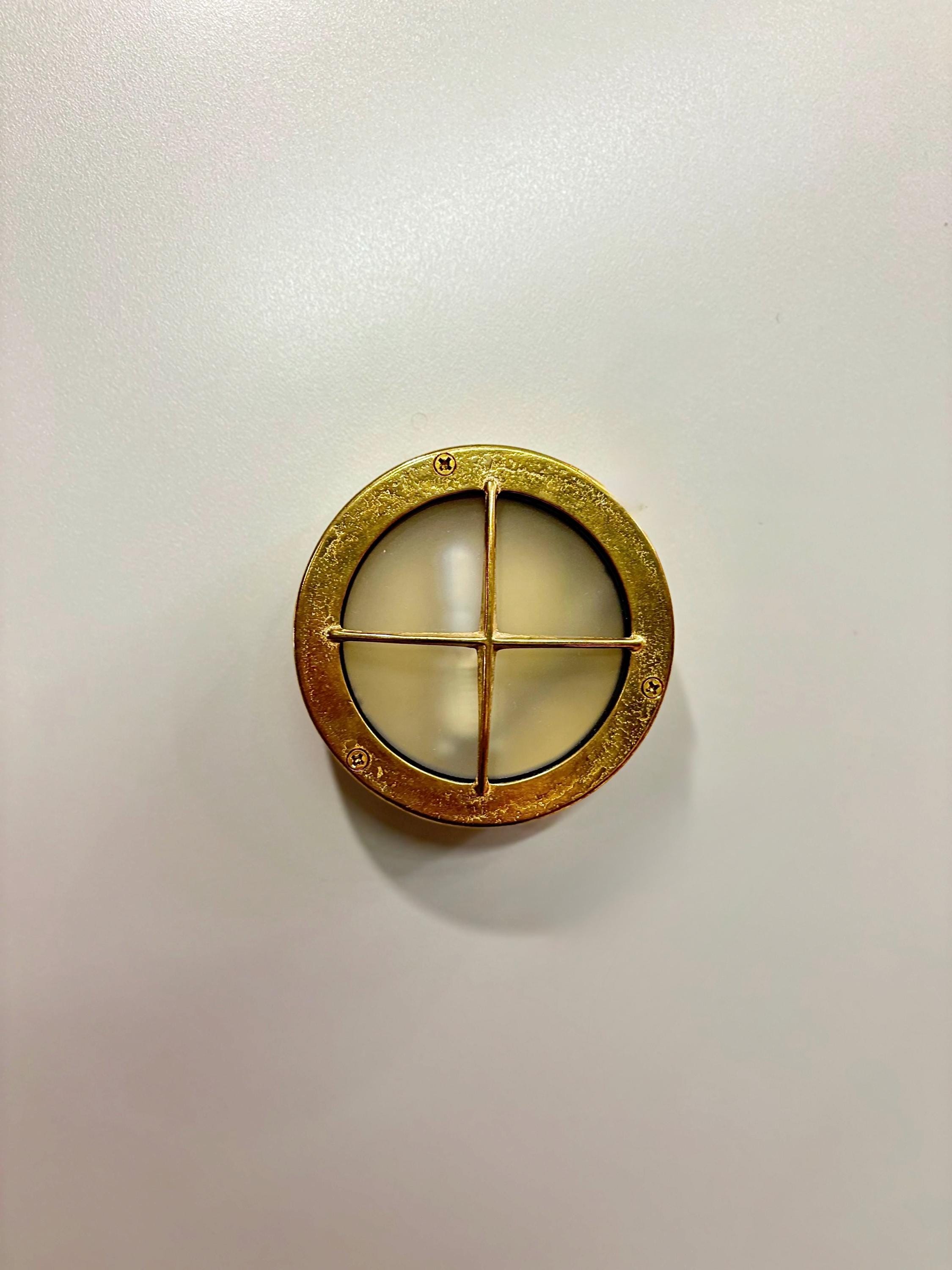 BARCINI MINI Nautical Bulkhead Wall Sconce – IP54 Outdoor Nautical ...