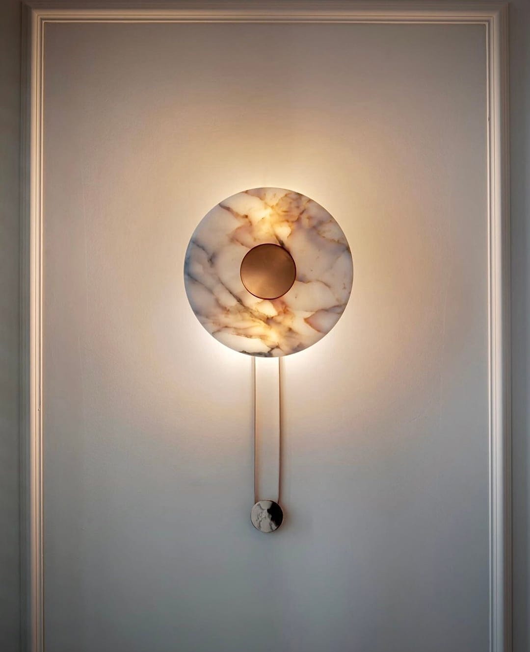 RAMBLA Marble Sconce - Wall Light, Living Room Lighting, Hallway Wall ...