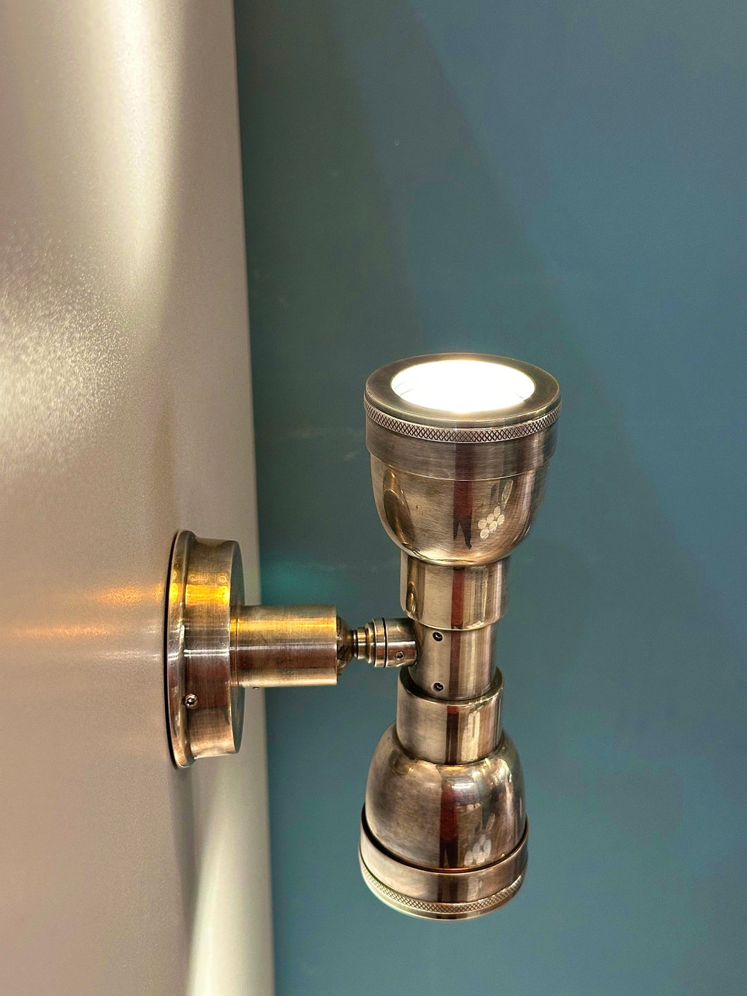 DONNA UP/DOWN Outdoor Bathroom Wall Fixture Spot Wall Light, Outdoor ...