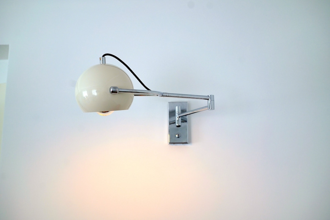 TALGO Art Deco Articulating Wall Sconce – Chrome Adjustable Light - Etsy