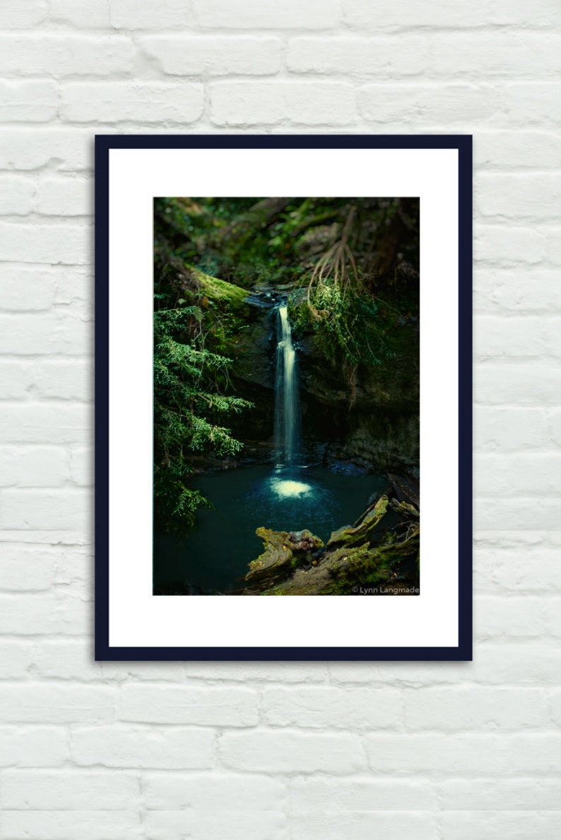 Waterfall Art Waterfall Photography 16x20 Large Green - Etsy