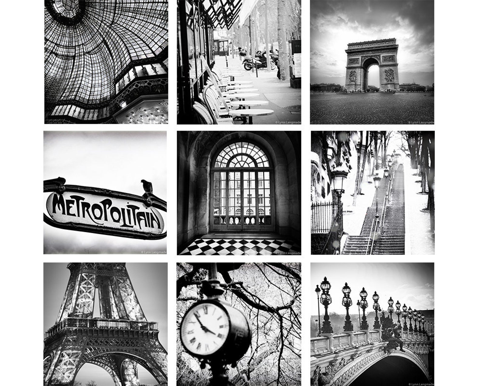Paris Black and White - Bridge Street Lamps Pont Alexandre Paris ...