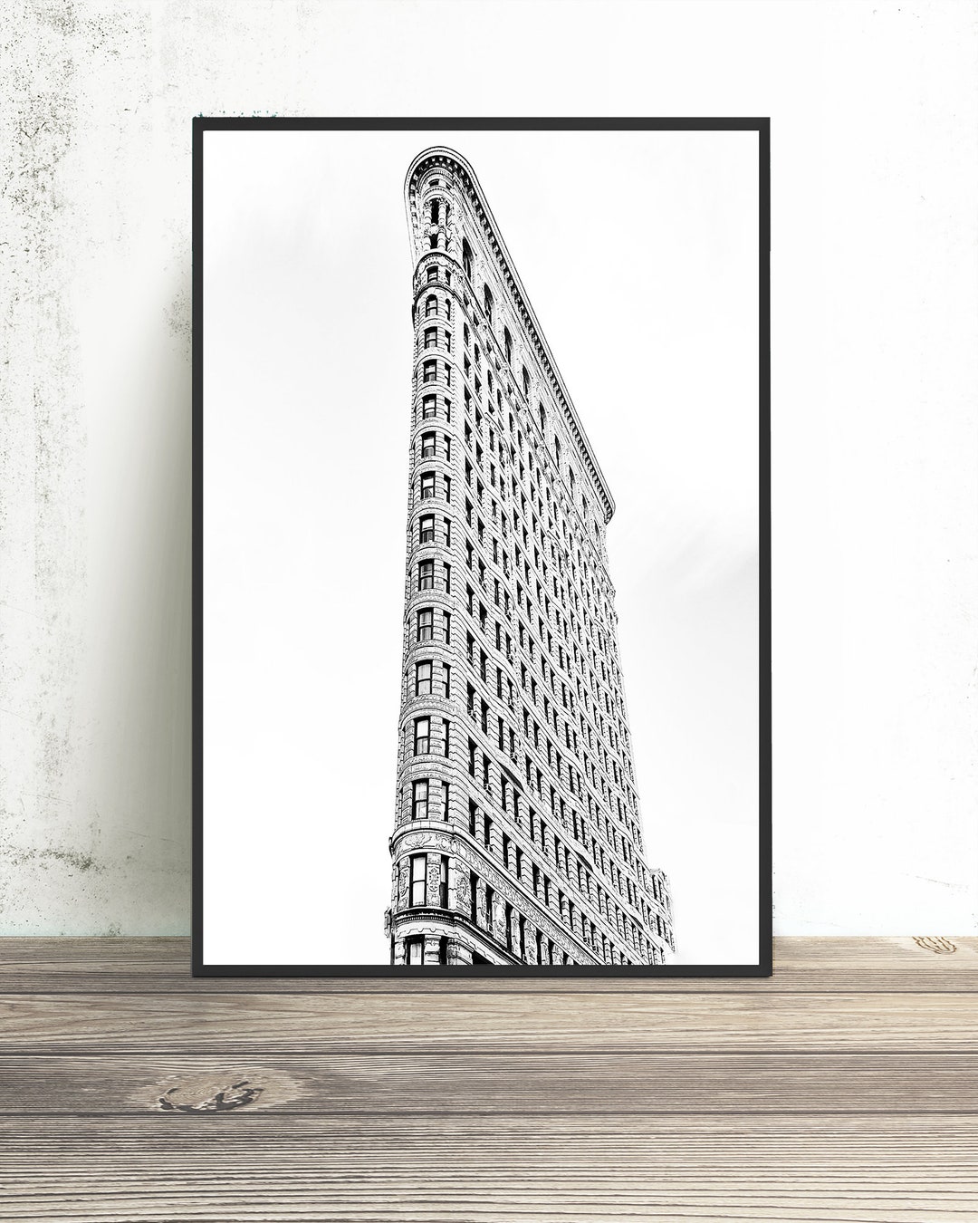Flatiron Building Print - Flat Iron New York, Large White Wall Art ...