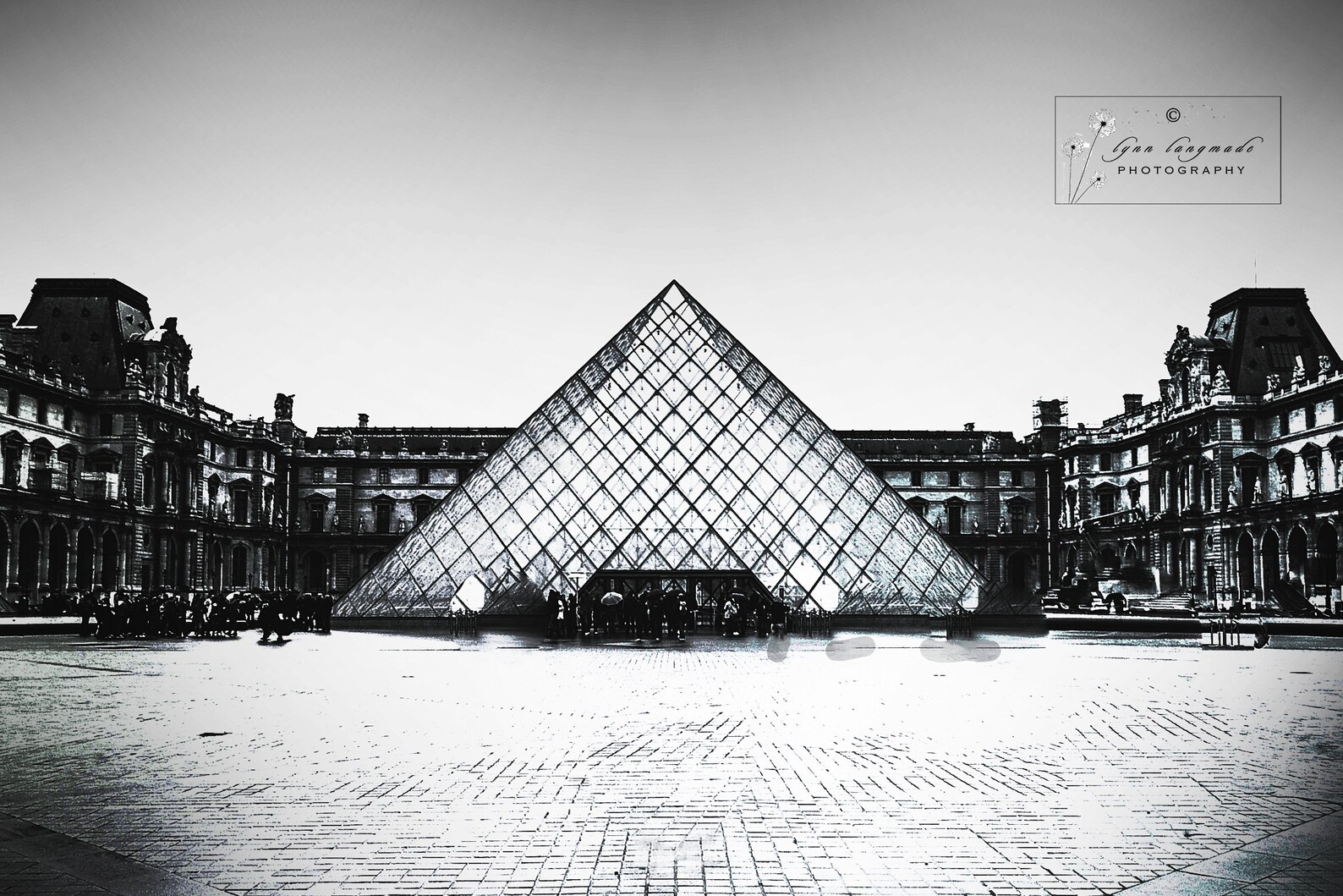 Louvre Photography Louvre Prints Louvre Courtyard Paris | Etsy