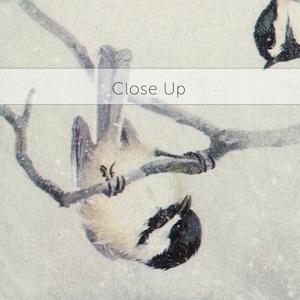 Chickadee Print - Printable Chickadee Wall Art, Winter Wall Art ...