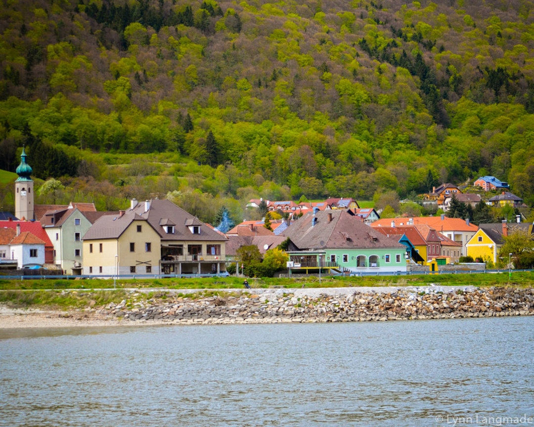Travel Photography Spitz Austria Danube River Green 8x10 - Etsy