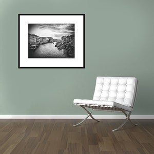 Venice Photography - Black White Venice Print Grand Canal 16x20 ...
