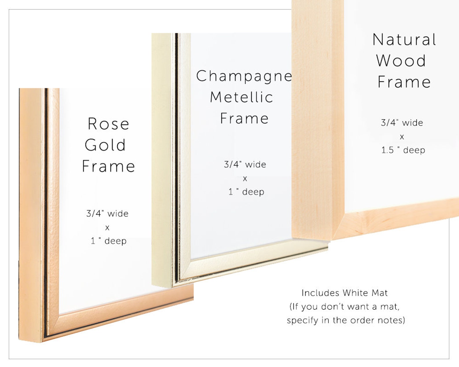 Custom Framing Add a Frame to Any Photography Print in My - Etsy