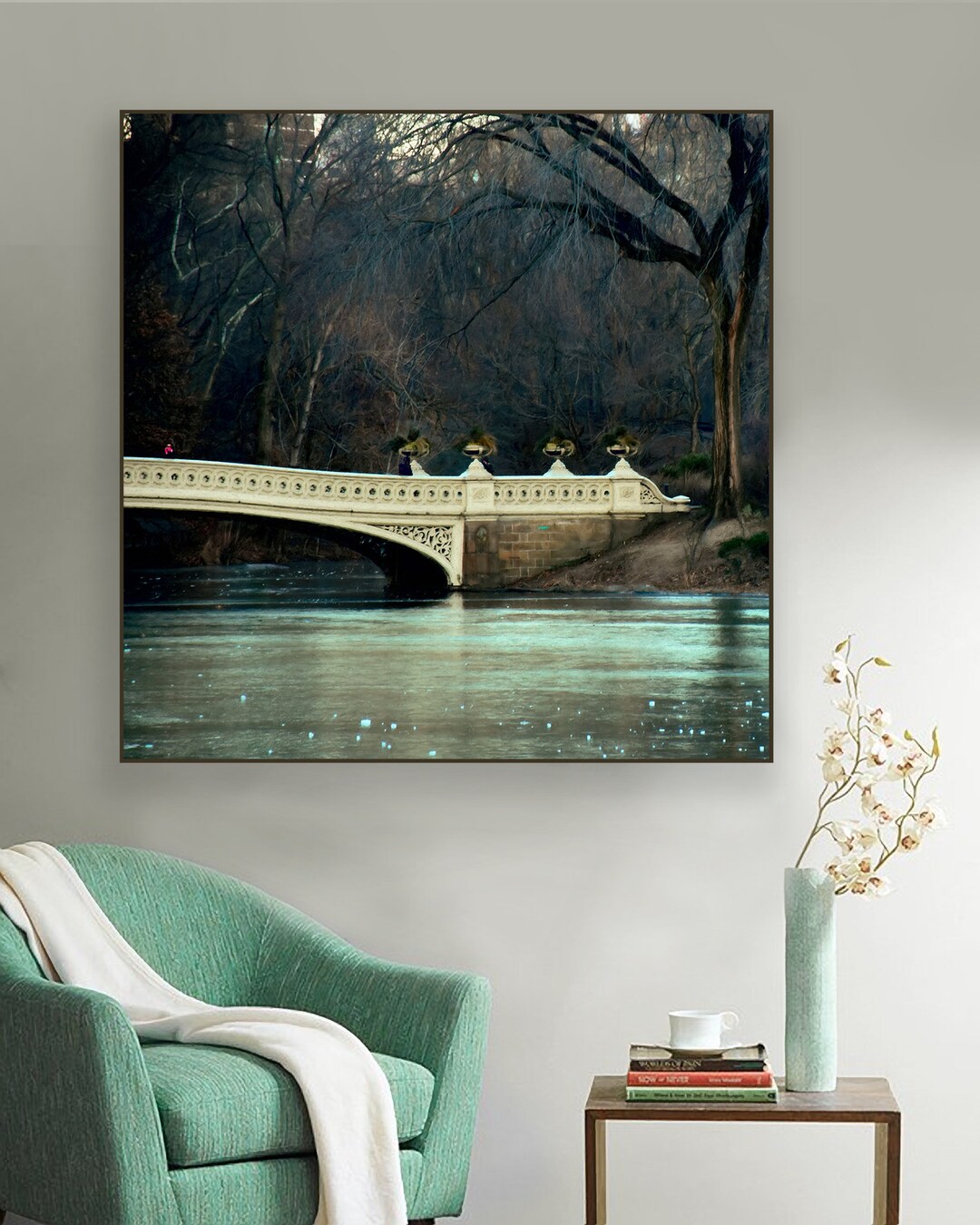 Central Park Painting- Bow Bridge Central Park New York Canvas ...