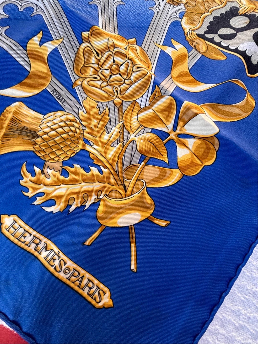 Hermes Silk Scarf British Heraldry Design by Rybal - Etsy