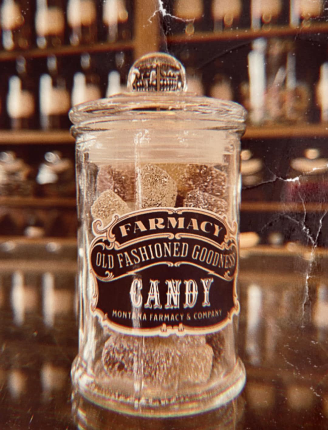 Old Fashioned Candy Apothecary Jar With Sour Cola Bottles - Etsy