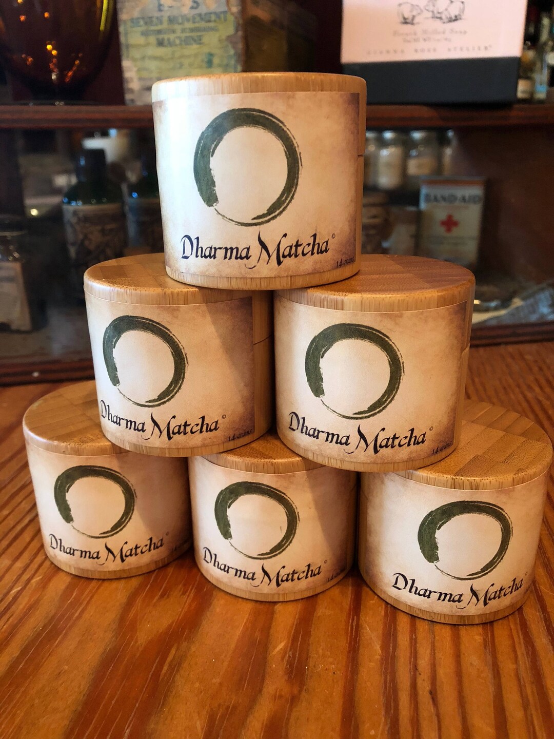 Ceremonial Grade Matcha in Bamboo Canister - Etsy