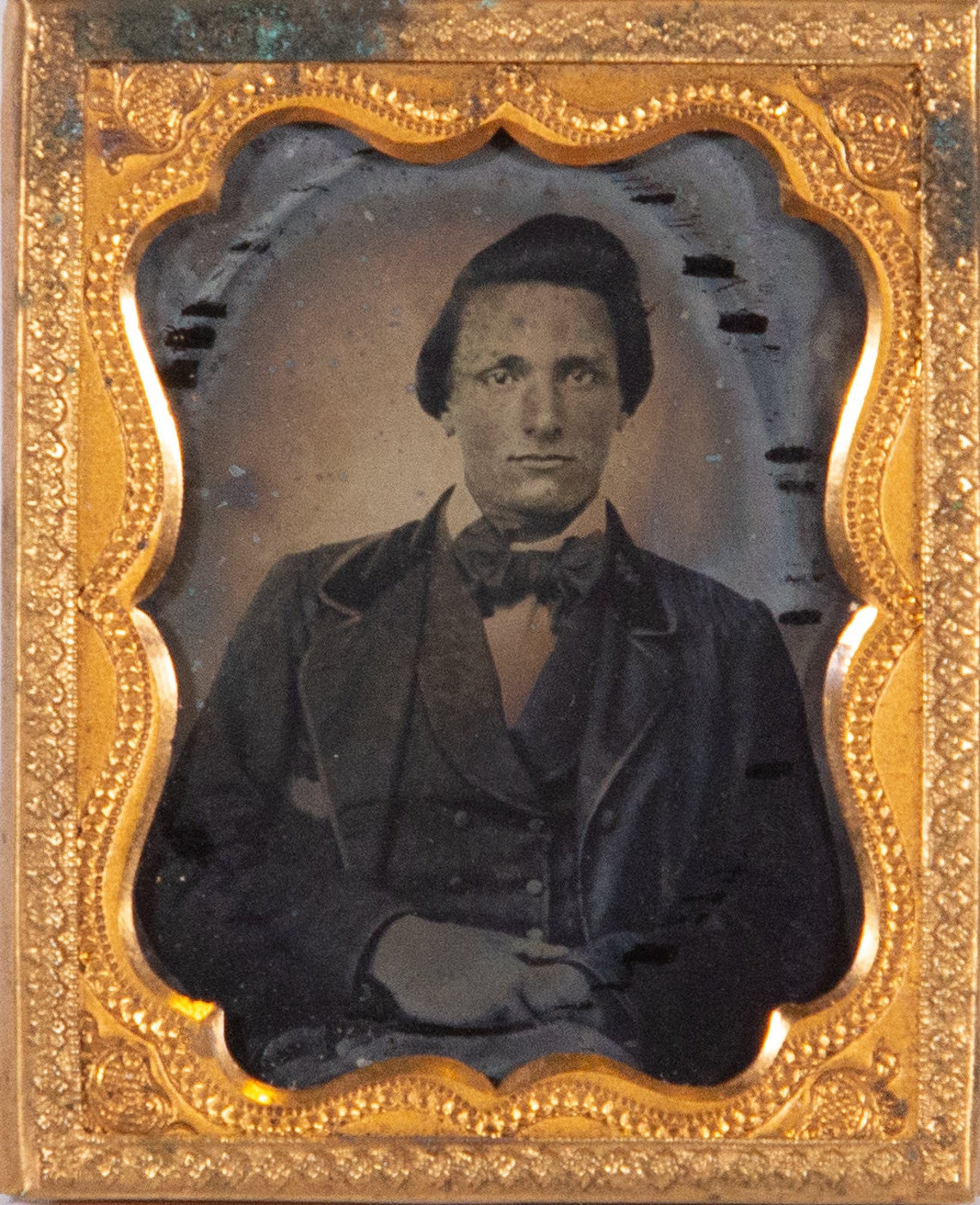 Antique Ambrotype 1/9th Plate Portrait of a Young Man - Etsy