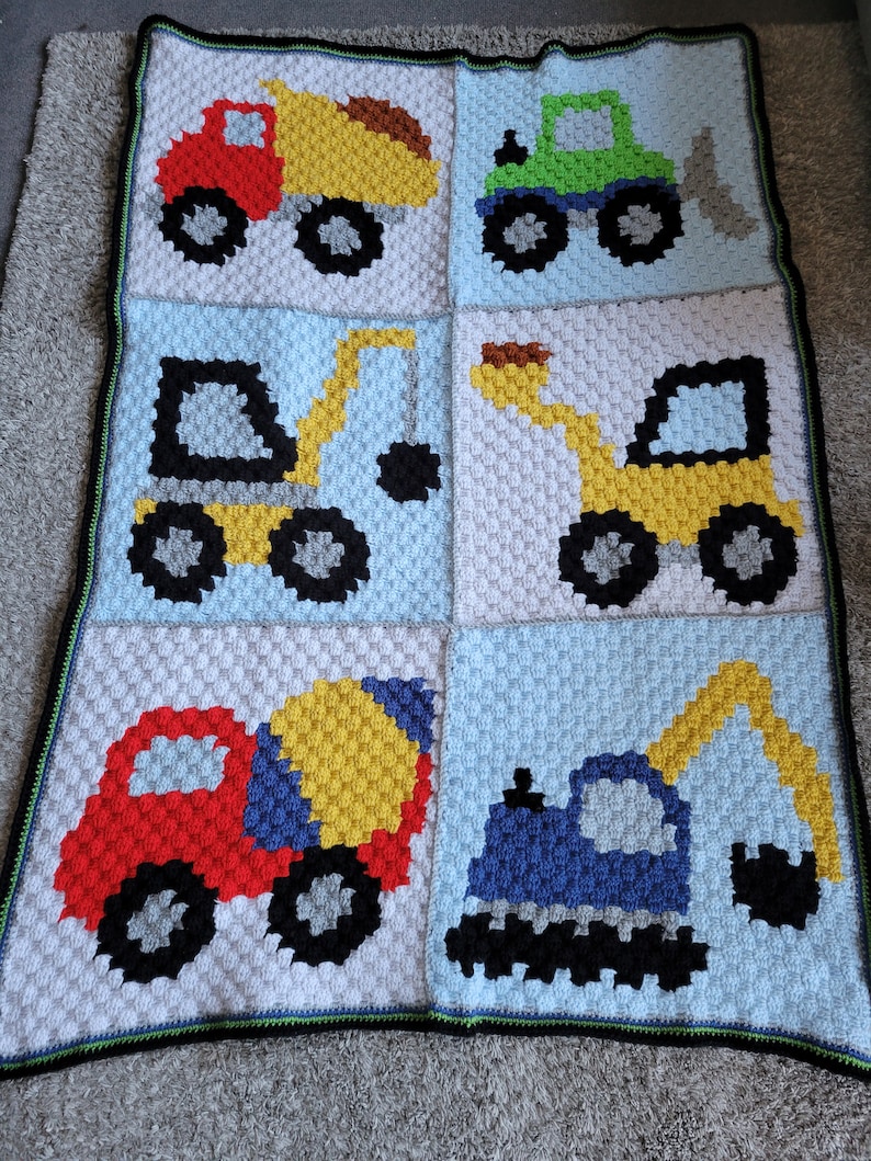 Construction Truck Panel C2c Patterns (set 2) - Graphs (read ...