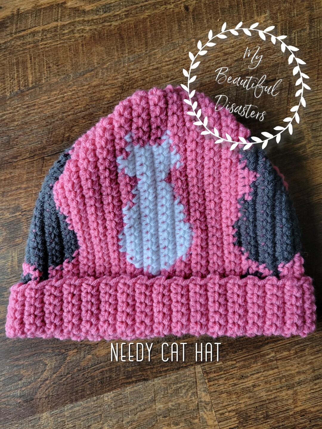 The Needy Cat Crochet Hat (teen/adult) - Etsy