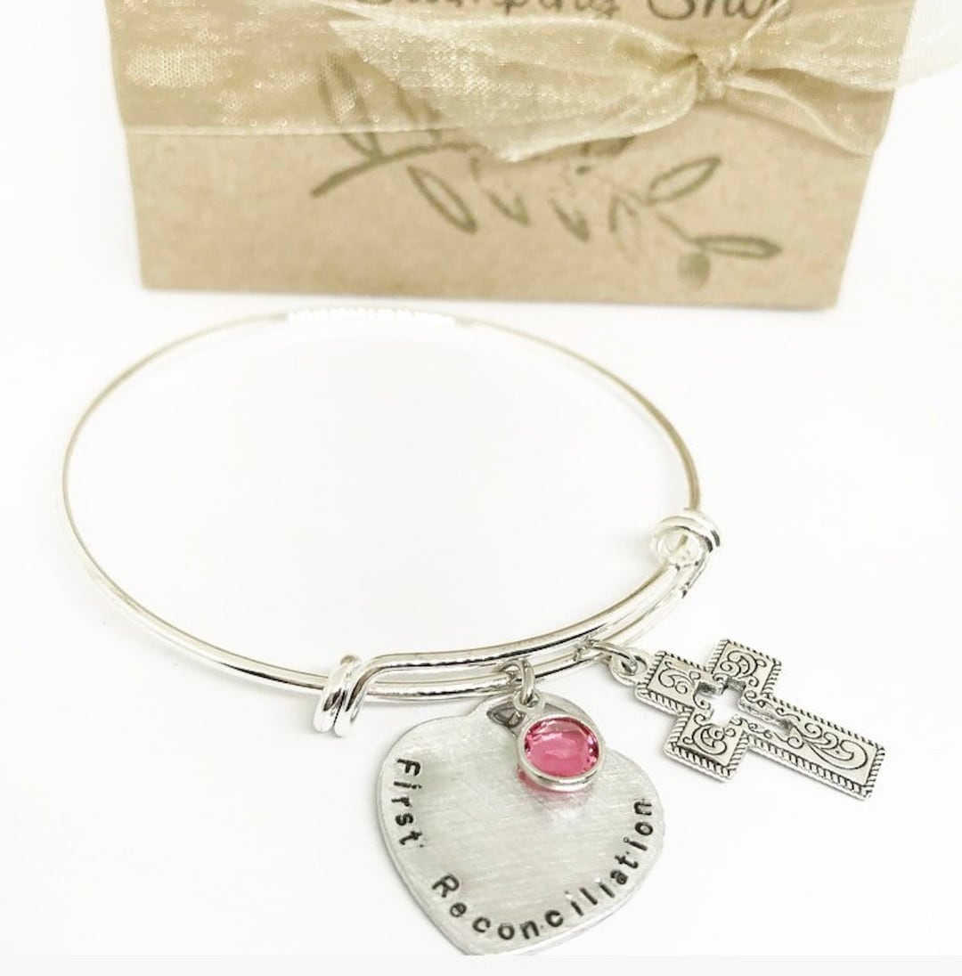 First Reconciliation Charm Bracelet//first Penance//girl Reconciliation ...