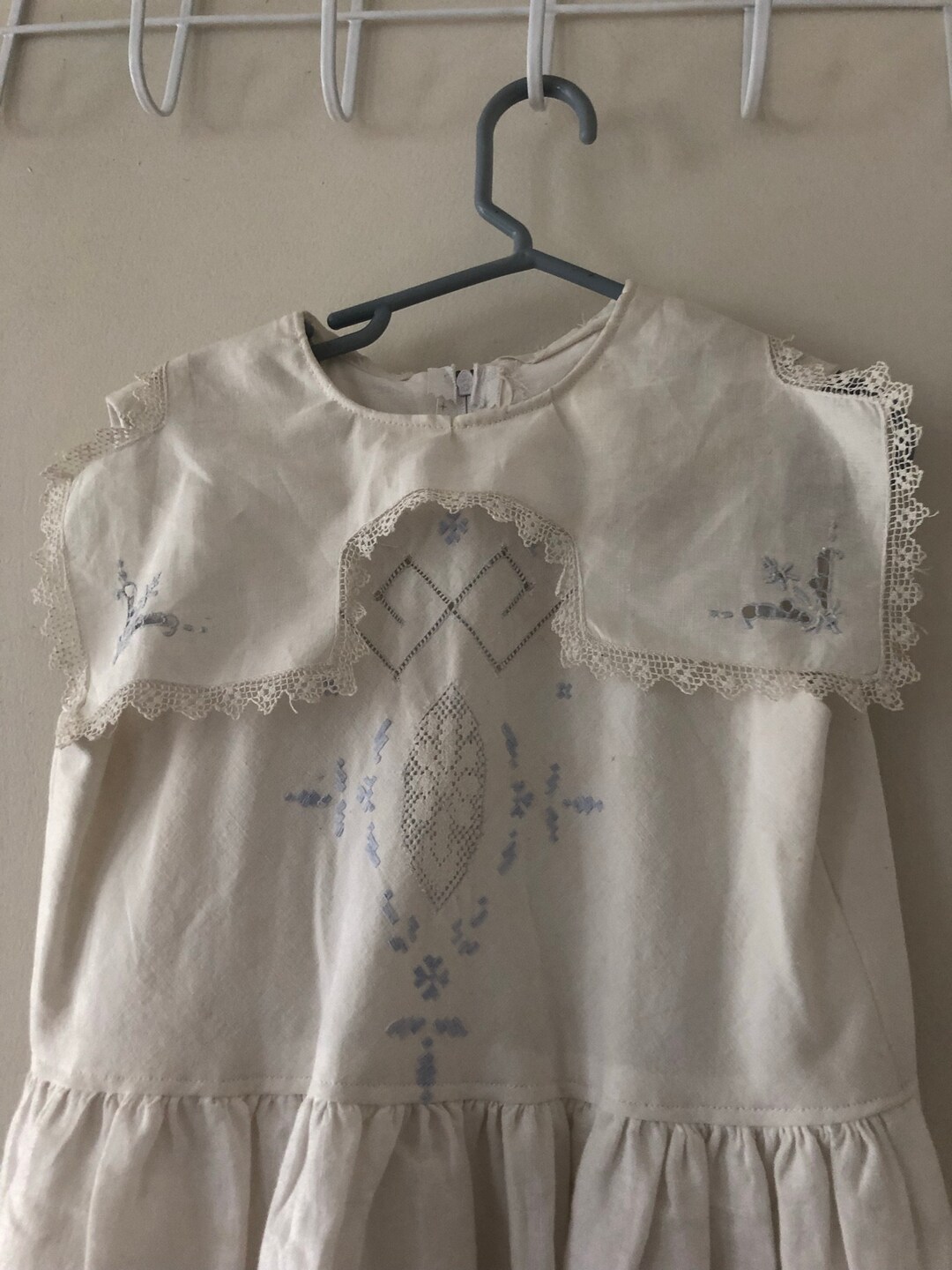 Lovely, Vintage Textile, Repurposed Dress - Etsy