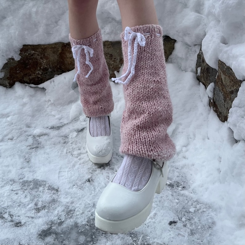 Mary Jane Knit Leg Warmers Pattern - Etsy