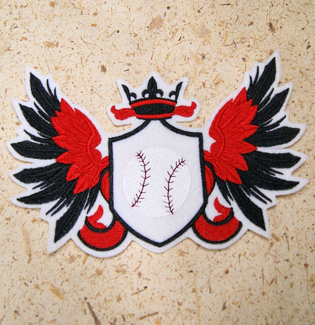 Baseball Patch Sports Crest Patch Letterman Jacket Patch Baseball Crown ...