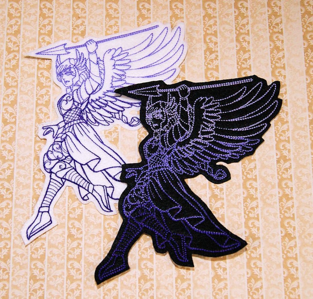 Valkyrie Mythical Norse Creature Iron on Embroidery Patch Mtcoffinz ...