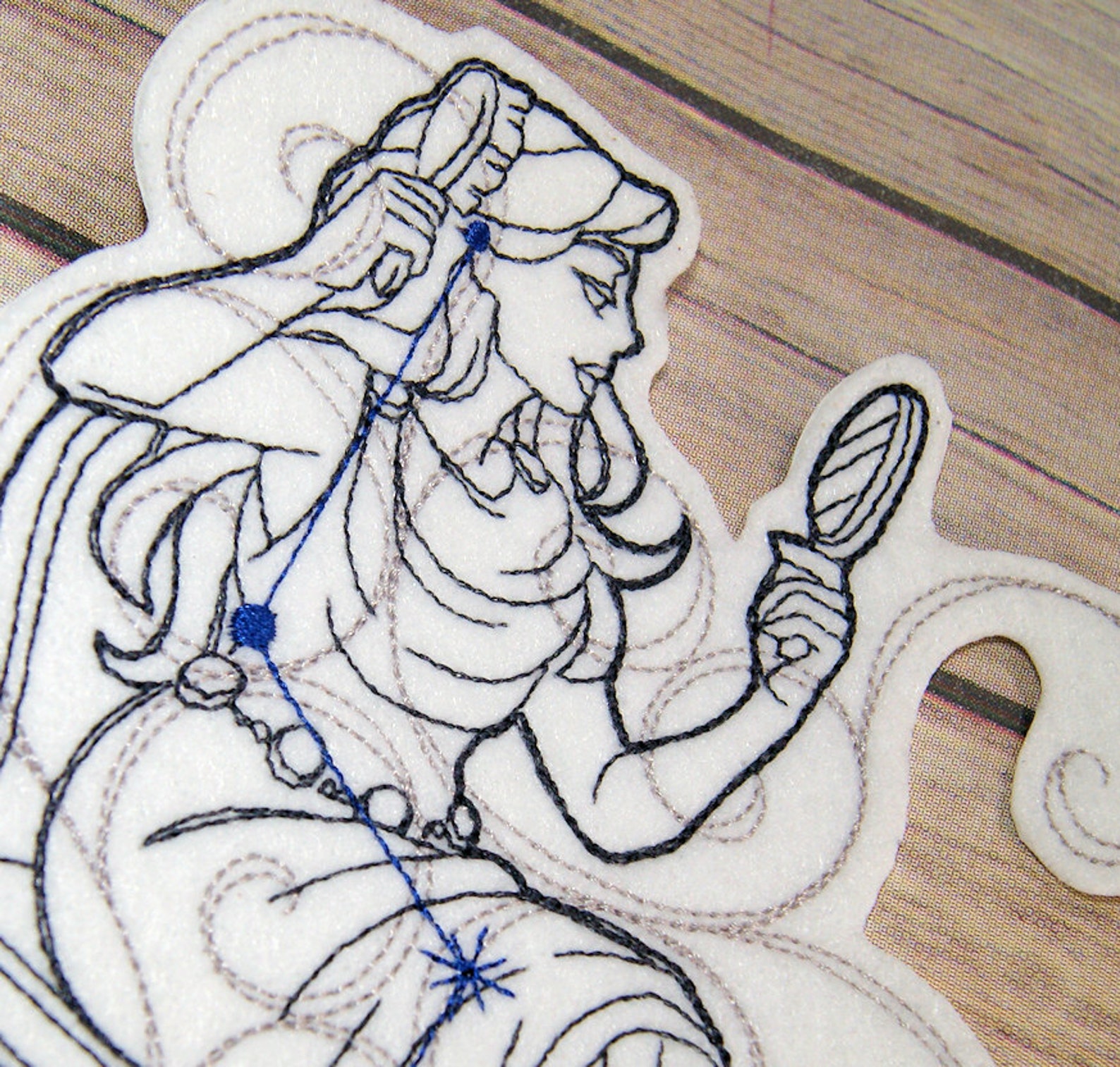 Cassiopeia Stellar Constellation Iron on Embroidery Patch - Etsy