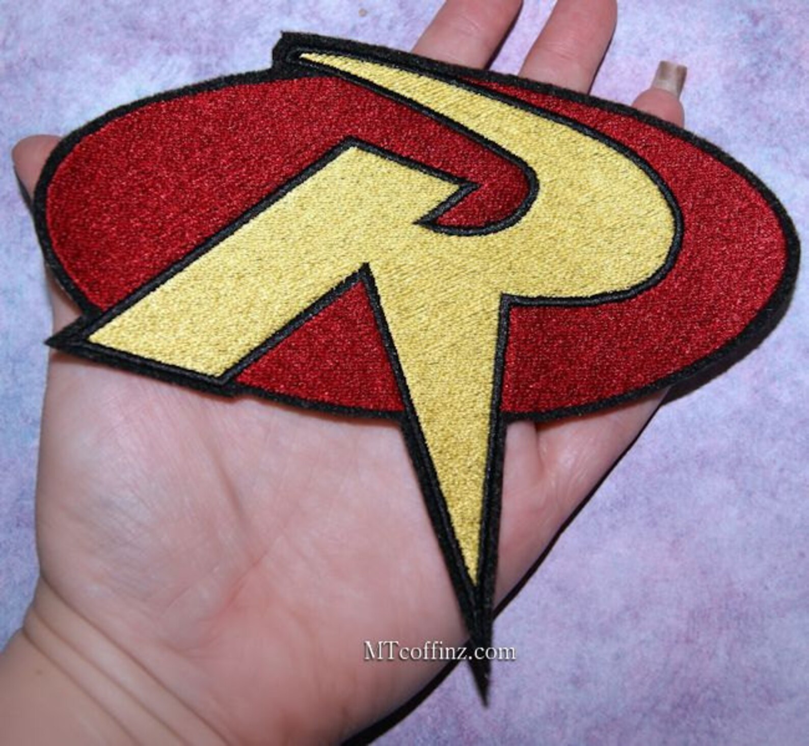 Modern Robin Logo Sidekick Iron on Embroidery Patch Mtcoffinz Choose ...