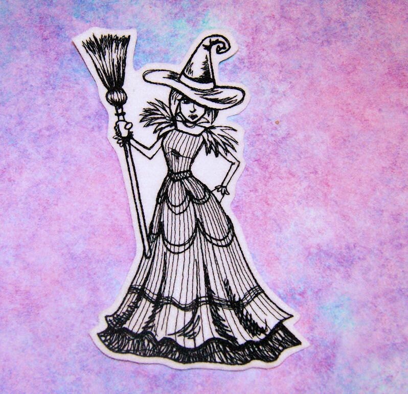 Wicked Witch of the West Wizard of Oz Iron on Embroidery - Etsy