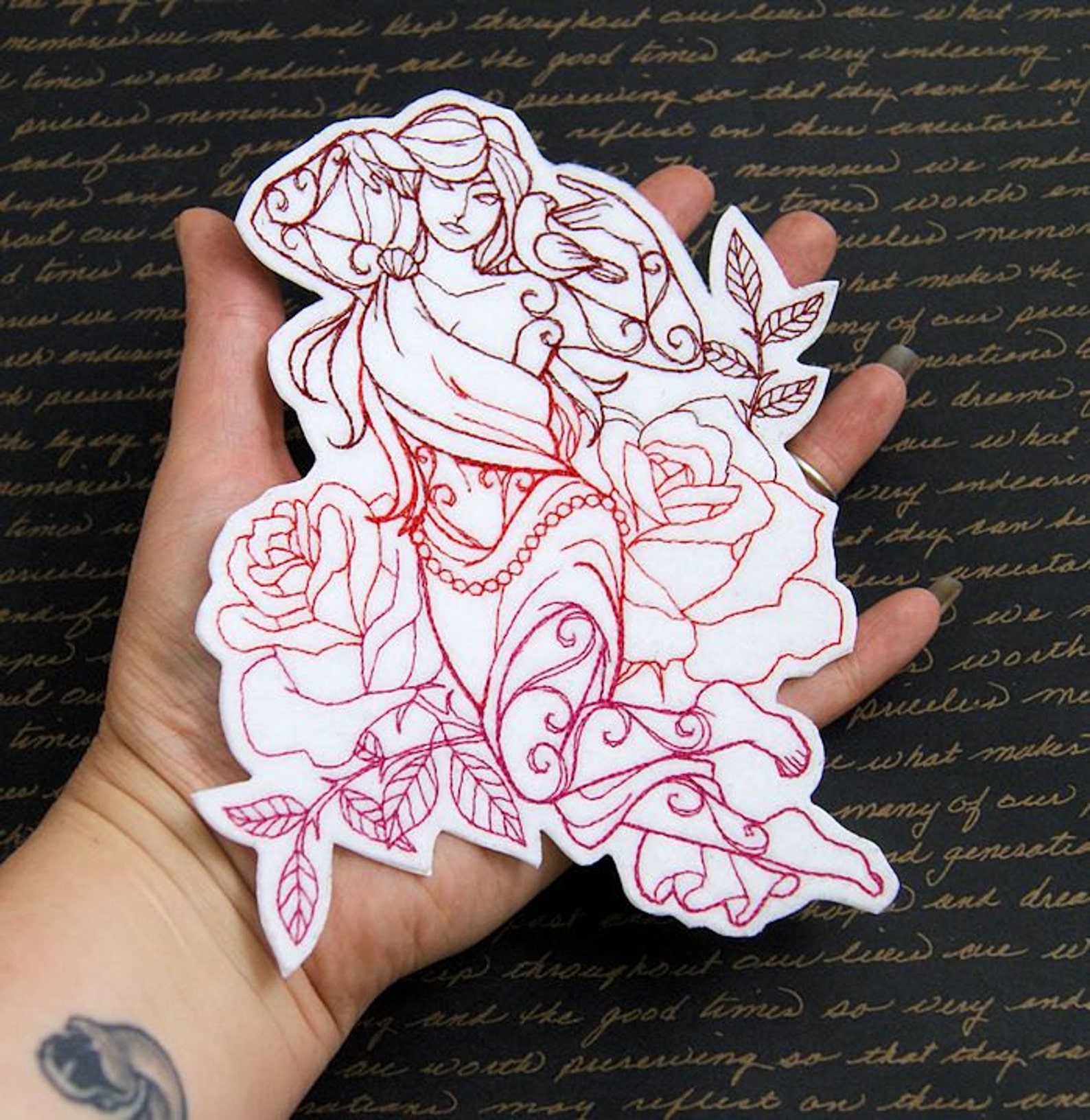 Aphrodite Greek Goddess Iron on Embroidery Patch Mtcoffinz - Etsy