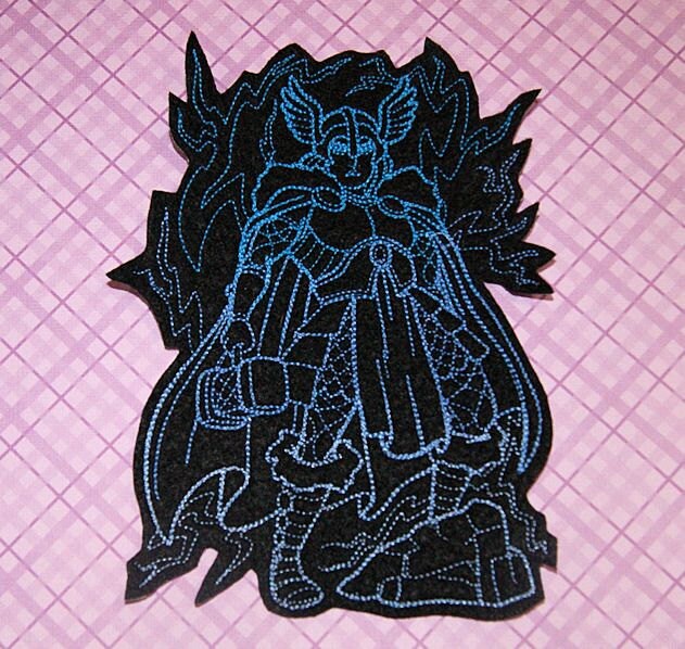 Thor Norse God Iron on Embroidery Patch Mtcoffinz Choose - Etsy