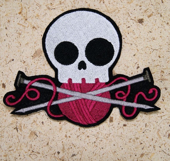 Skull And Cross Swords Patch
