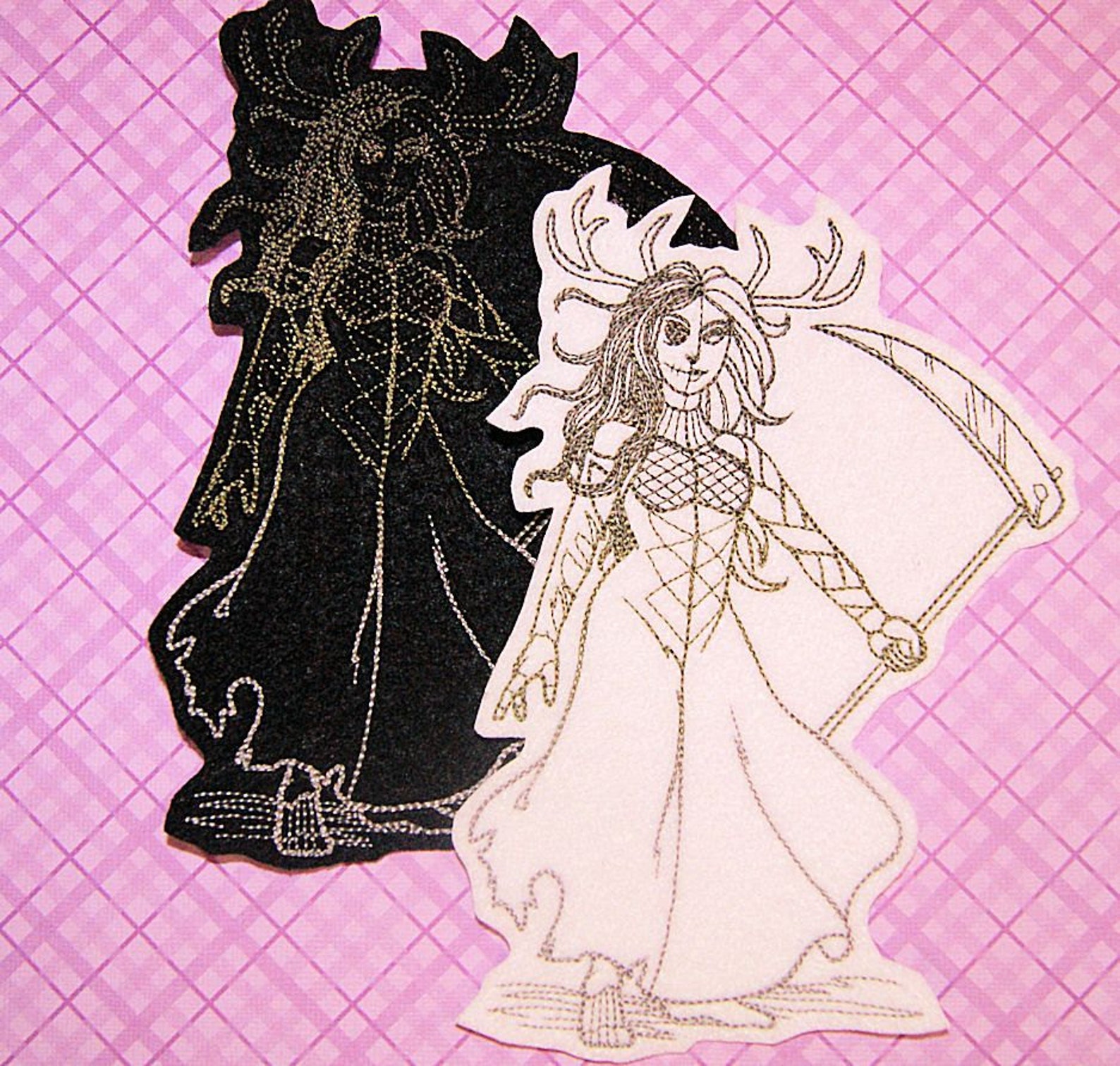 Hel Norse Goddess Iron on Embroidery Patch Mtcoffinz - Etsy