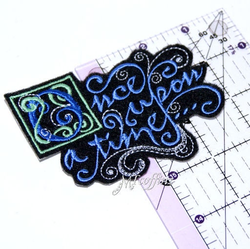 Once Upon a Time Fairy Tales Iron on Embroidery Patch Mtcoffinz (black ...