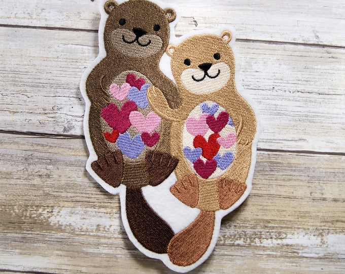 Otter Spotter Patch - Iron on Cute Otter Patch - Etsy Canada