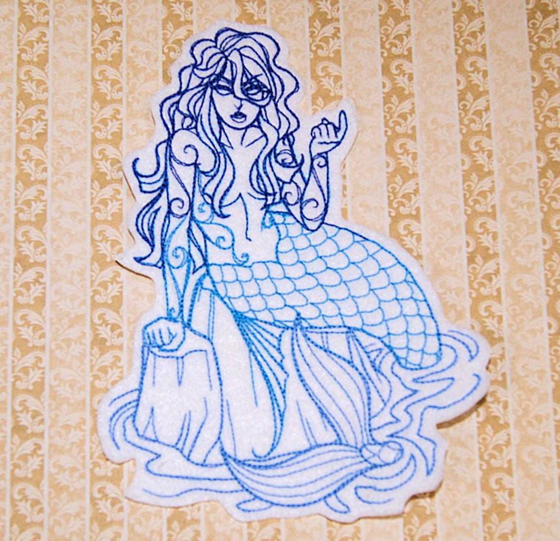 Siren Greek Mythology Iron on Embroidery Patch Mtcoffinz - - Choose ...