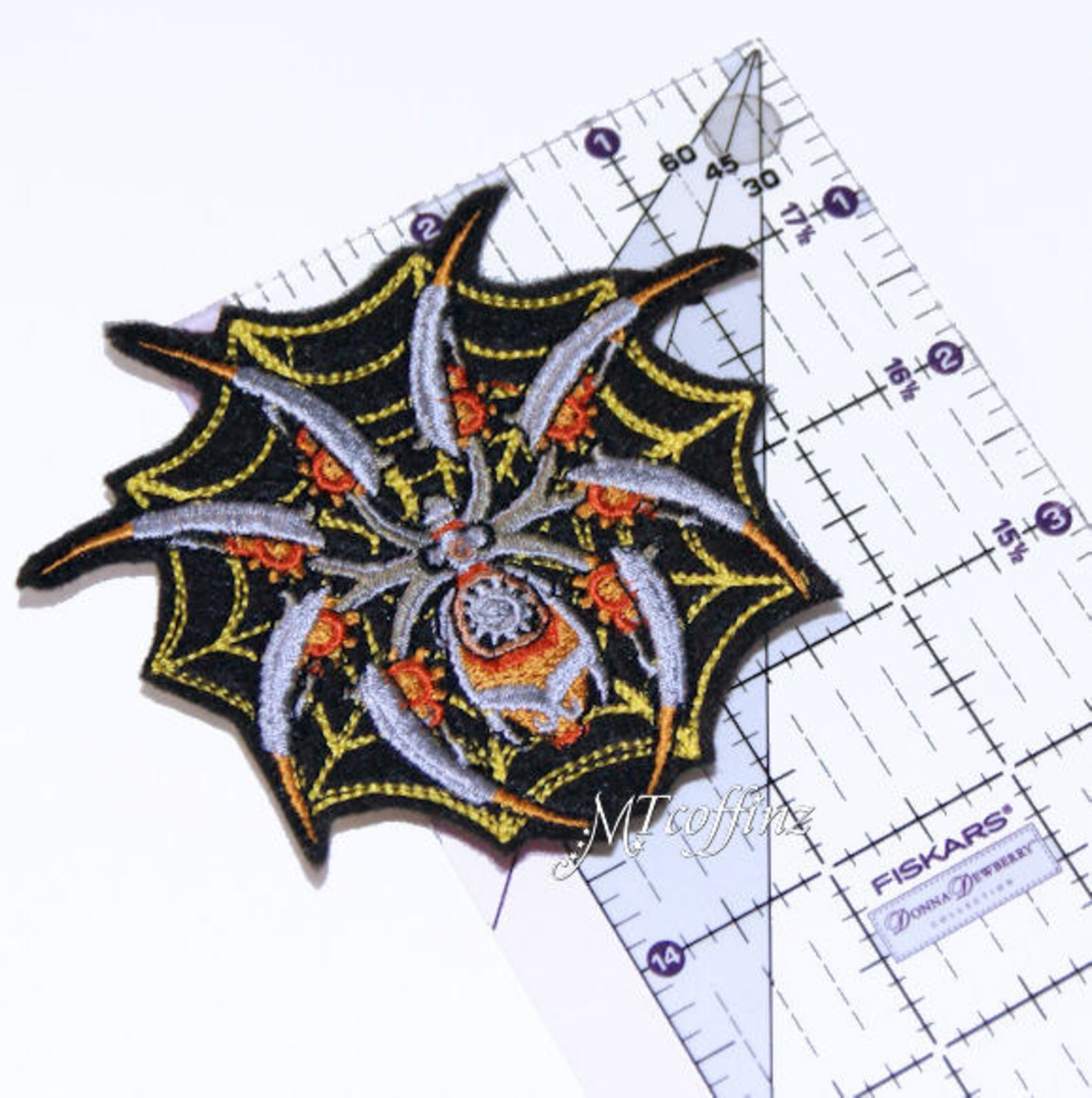 Steampunk Mechanical Spider Iron on Embroidery Patch Mtcoffinz - Etsy